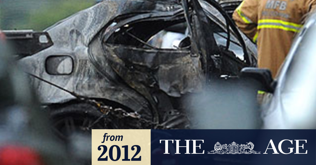 Fishtail link in fiery triple-fatal car crash