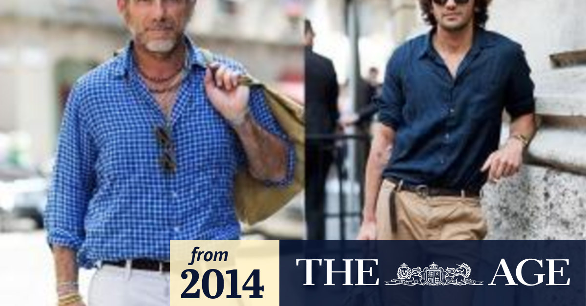 Italian men just dress better