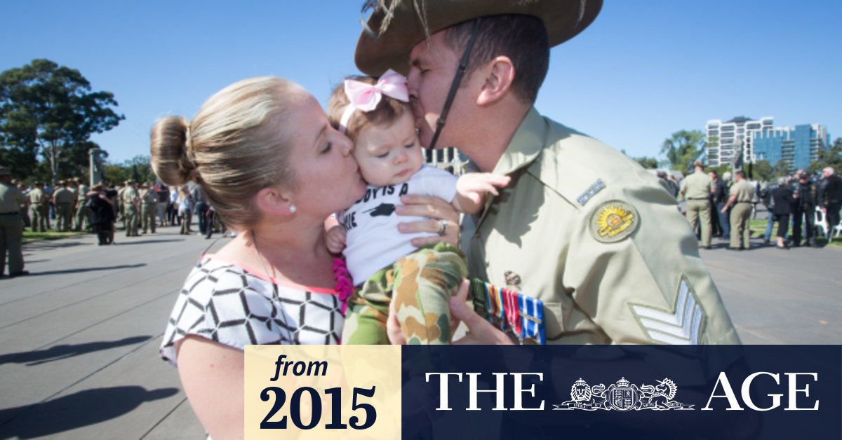 Melbourne Commemoration Parade for Operation Slipper