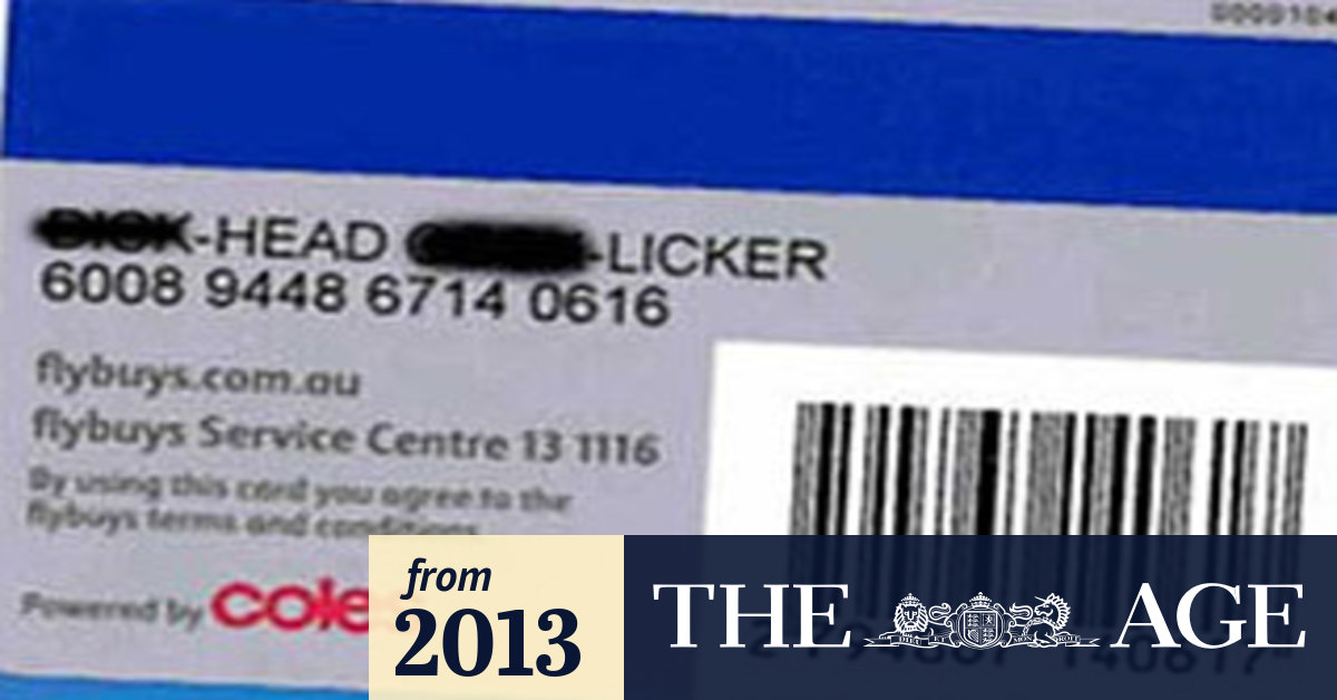 Dear Mr D***head, your Flybuys card is ready