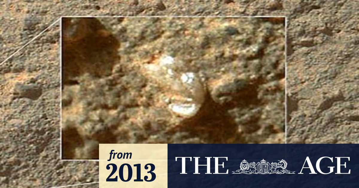 Martian 'flower' uncovered by Mars rover