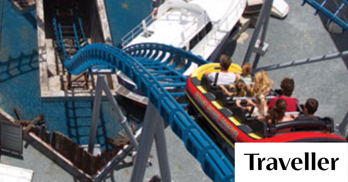 Sea World opens new rollercoaster and flume ride: the $20m Stormcoaster