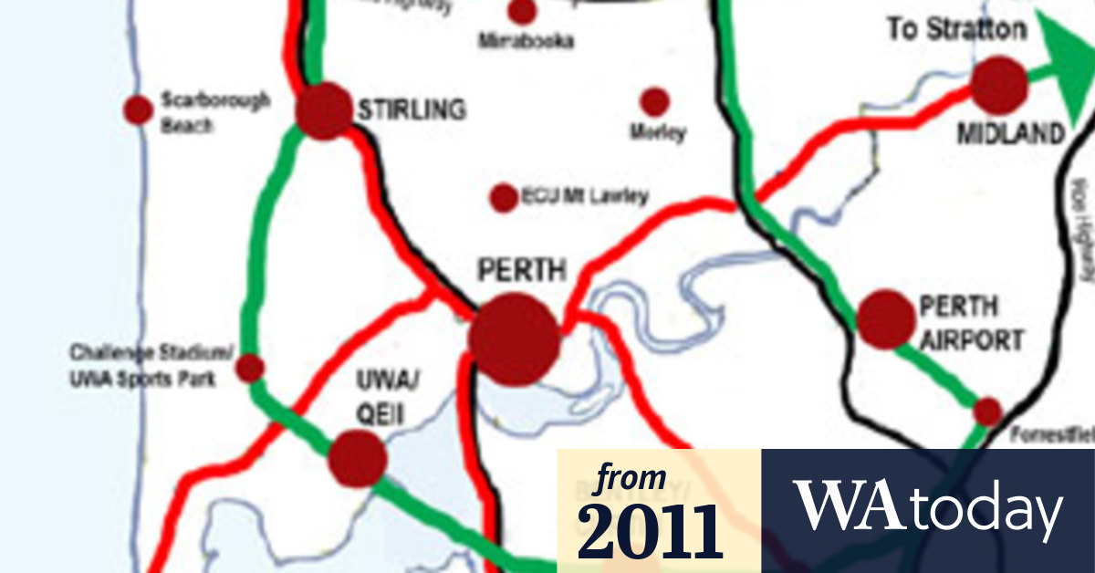 Opposition unveils circular rail line plan to bypass Perth CBD
