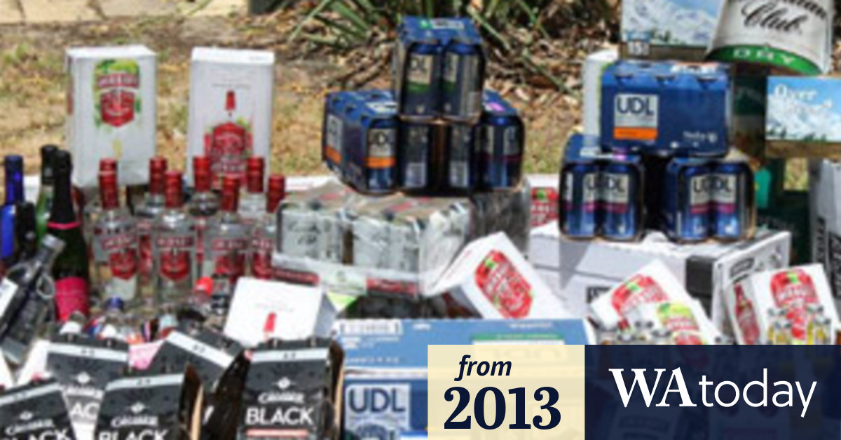 Police find booze stash worth $2000 before leavers' week