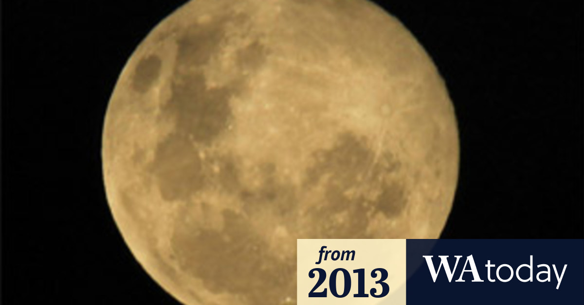 Supermoon shines over Perth
