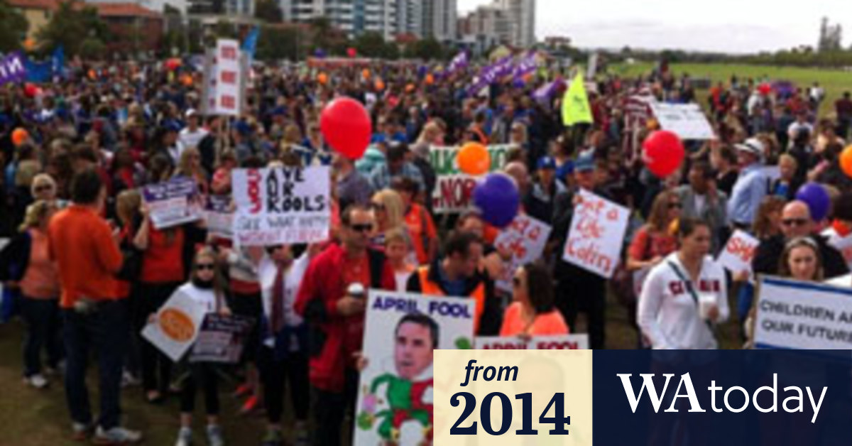 Thousands attend Perth rally over education cuts