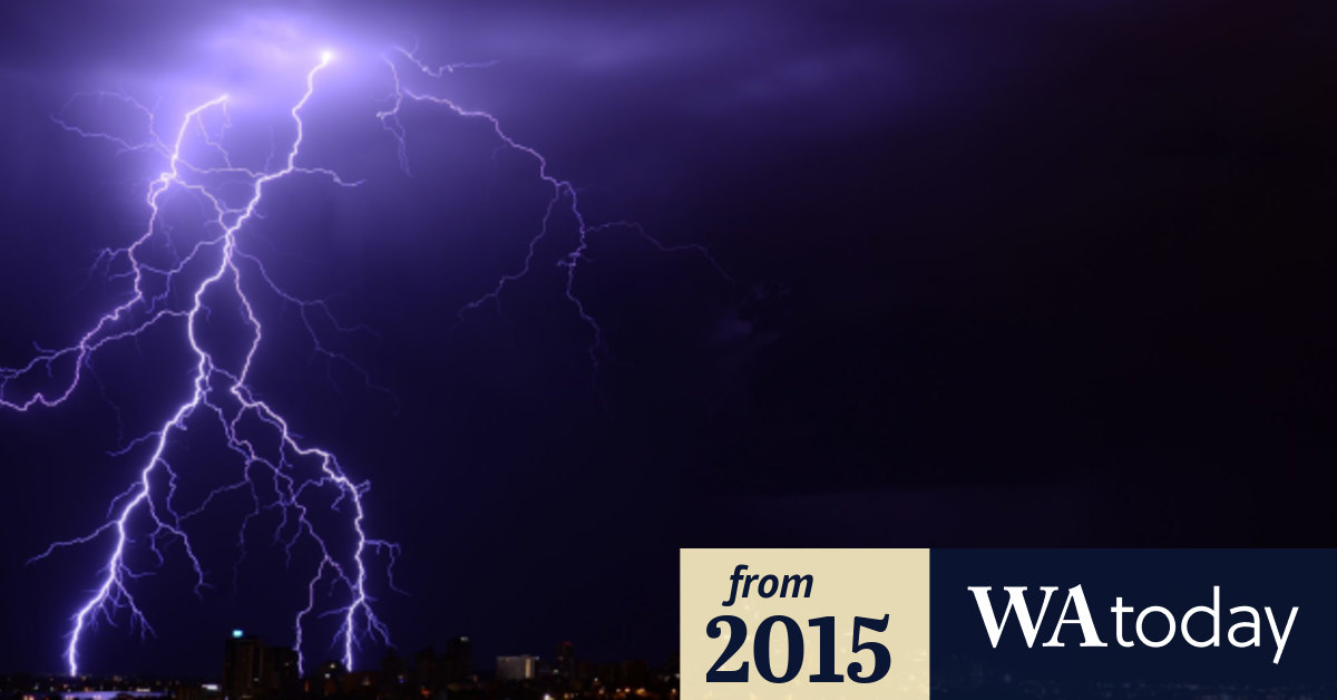 Four struck by lightning as storms hit Perth and South West on Thursday