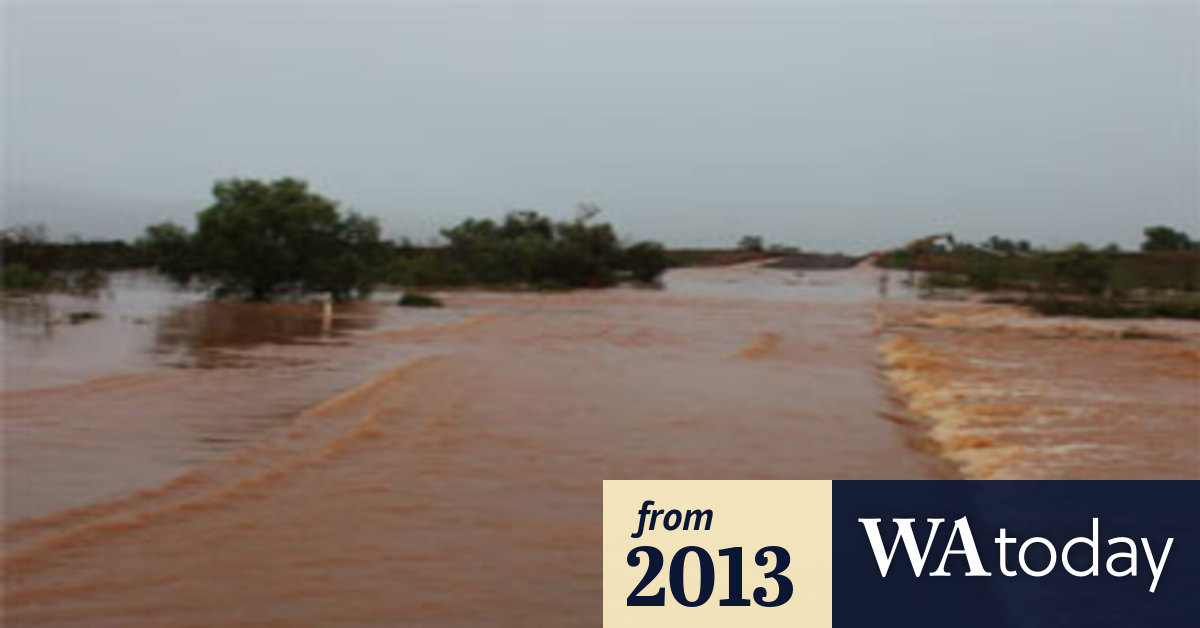 Pilbara floods during dry season