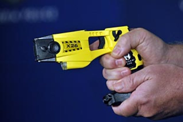 Death after Taser shock sparks call for moratorium