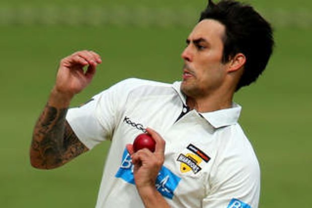 Steady start to Mitchell Johnson's bid for Test return