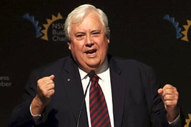 Clive Palmer signs lease as Tony Abbott retreats from election threat