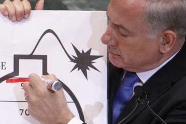 Netanyahu draws 'red line' on Iranian nuclear program