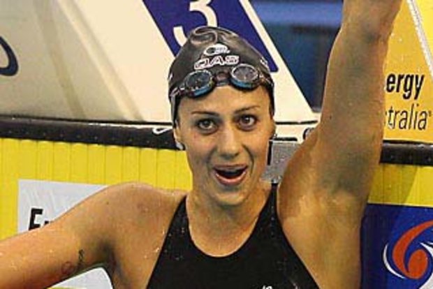 Rice in sizzling form as she books a second swim