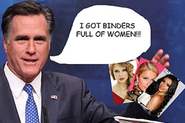 Romney's 'binders full of women' goes viral