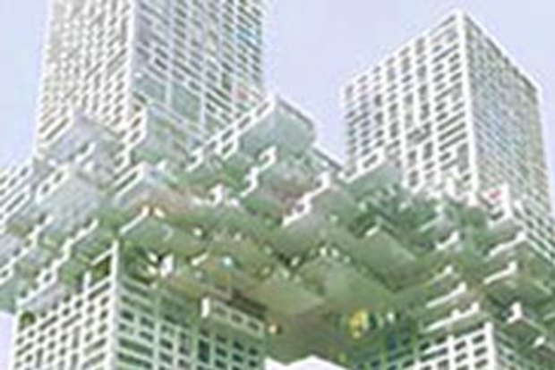 Developer to keep 'Twin Towers' design