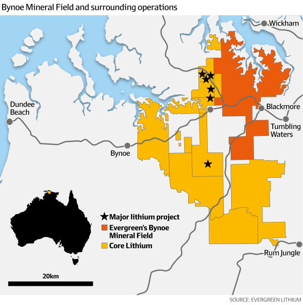 Core Lithium, Liontown Resources neighbour Evergreen Lithium hits ASX ...