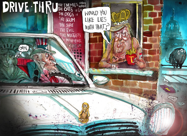 David Rowe cartoons for the Australian Financial Review October 2024