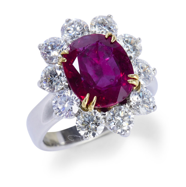 ‘Pigeon’s blood’ ruby outranks 21-carat diamond