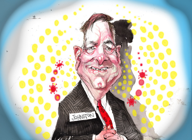 Steve Johnston’s Suncorp sprints away from Nick Hawkins’ IAG