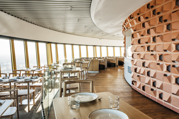 Sydney Tower's Infinity revolving restaurant lets you dine on top of ...