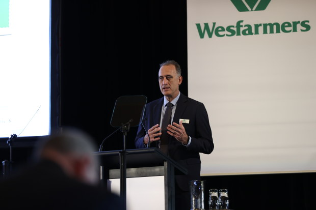 WES: Wesfarmers boss Rob Scott says ‘the honeymoon is very much over ...