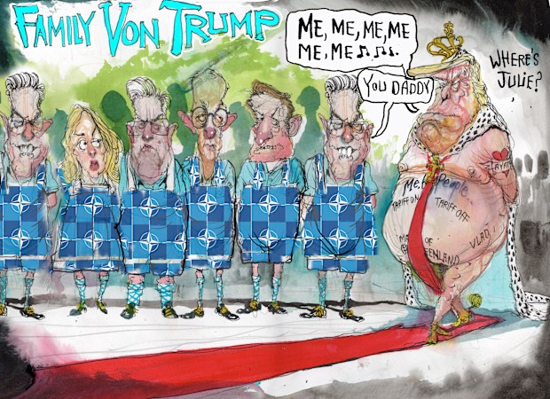David Rowe cartoons for the Australian Financial Review June 2025