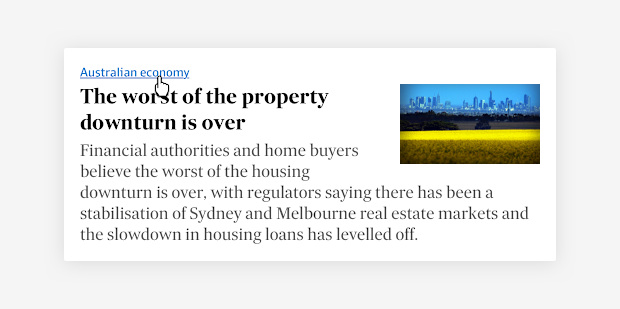 How we have improved afr.com