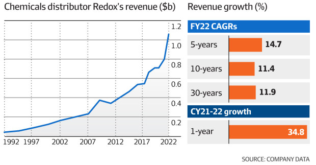 Chemicals group Redox pops bonnet for IPO talks