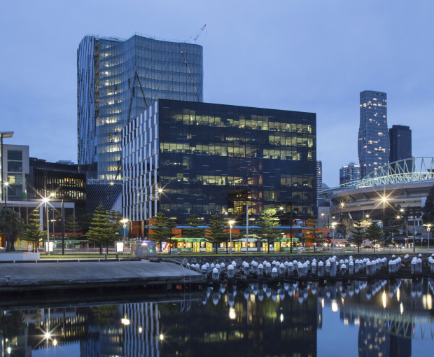 Docklands office duo hits the market