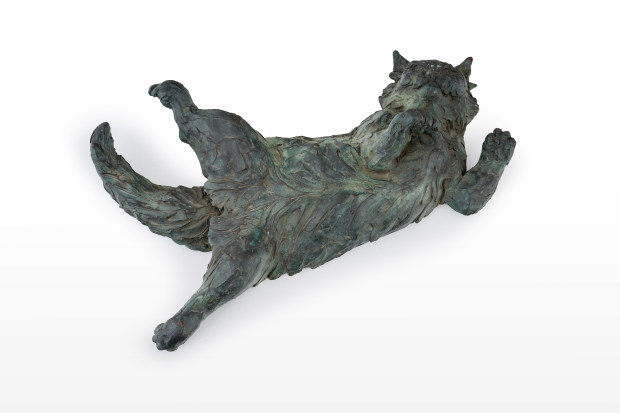 Sculpture tells the tale of artist and benefactor