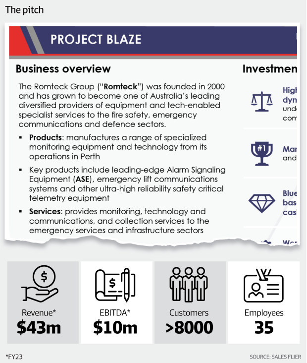 PwC fires up the sales process for safety business Romteck