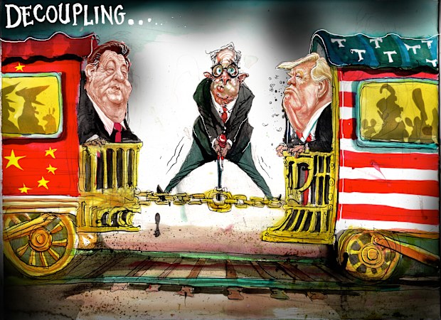 David Rowe cartoons for the Australian Financial Review July 2025