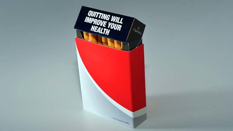 Free covers to filter cigarette pack warnings may be illegal