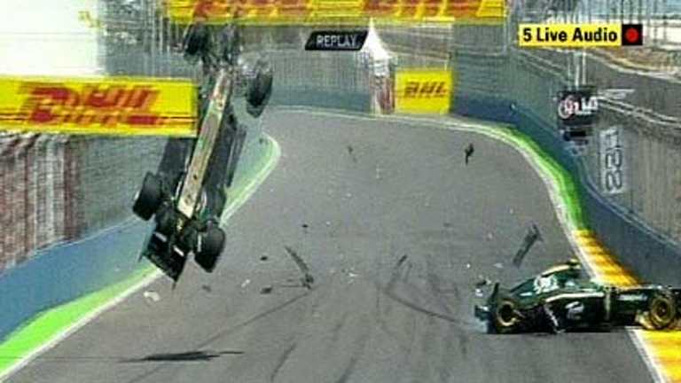 Mark Webber to blame for F1 crash: Lotus