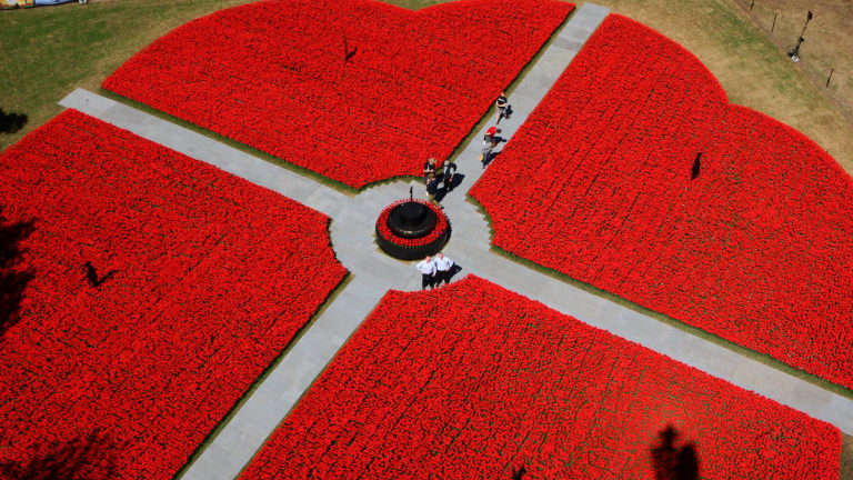 Penrith's Poppy Park a memorial to the Gallipoli 100th anniversary