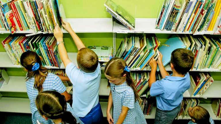 School libraries finally rise from DOS