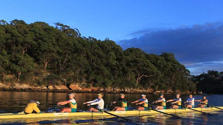 Rowing team Australia's biggest