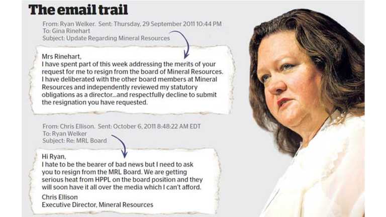 Rinehart settles with 'broke' Hope