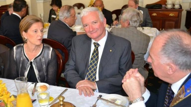 Former premier Nick Greiner steps out with new love
