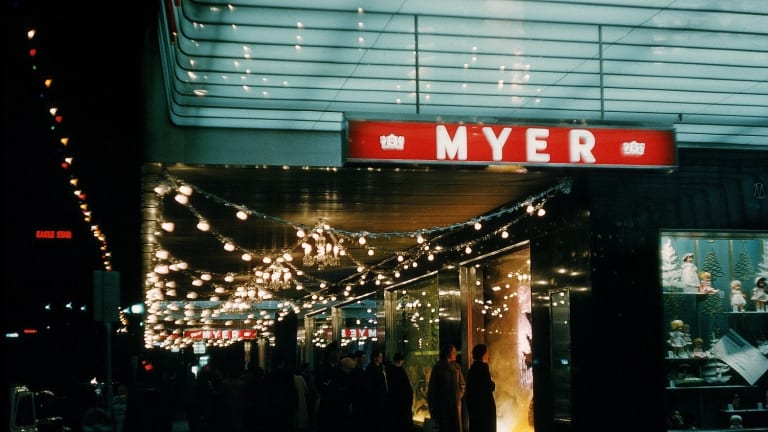 Myer gives Melbourne 60 years of Christmas windows
