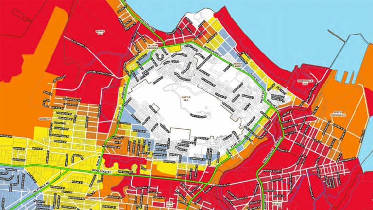 Red Zone residents warned of tidal flooding, storm surges