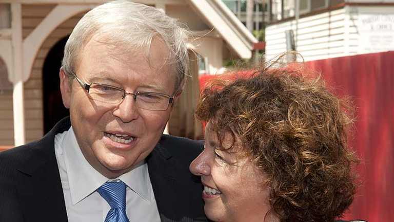 Kevin Rudd reflects on family during church appearance