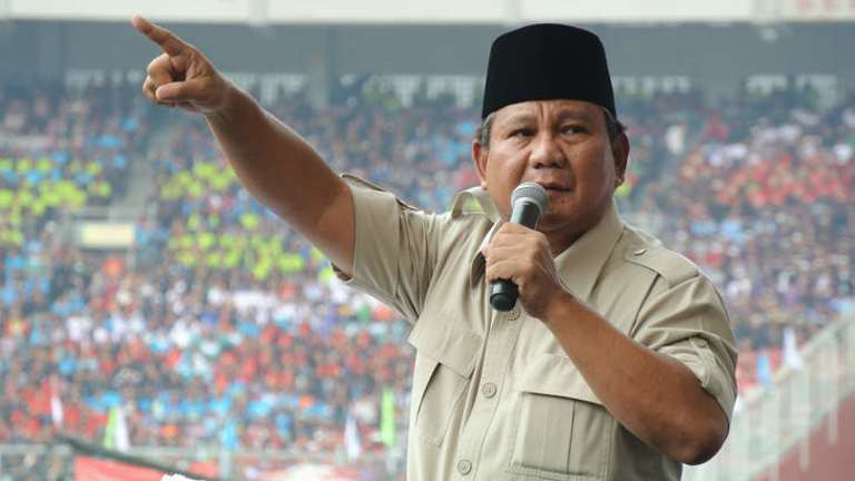 Controversial Indonesian presidential candidate Prabowo Subianto gets ...