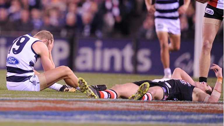 Players getting with the AFL's concussion program