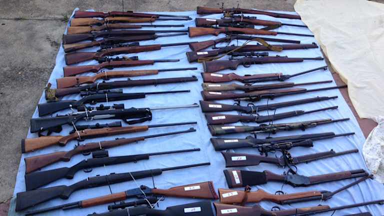 Seized weapons worth up to $3 million: police