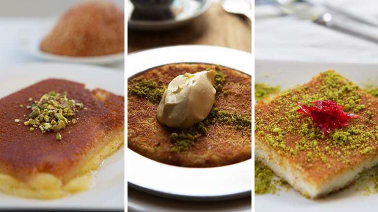 Three of a kind: cheese knefe