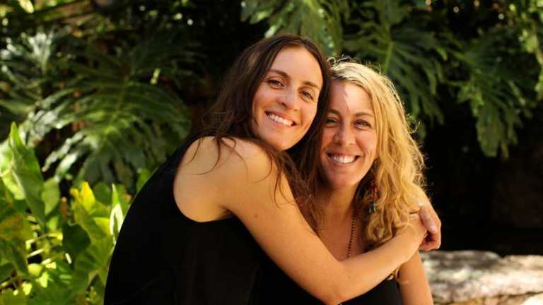 Two of us: Vikki Thorn and Donna Simpson