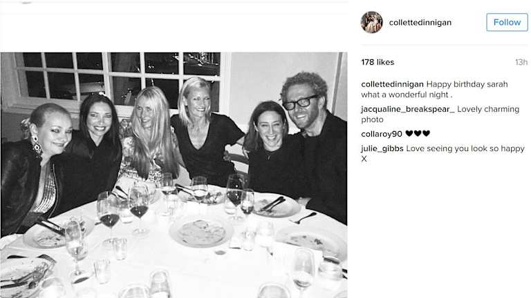 PS: Friends jet into LA for Sarah Murdoch's birthday bash
