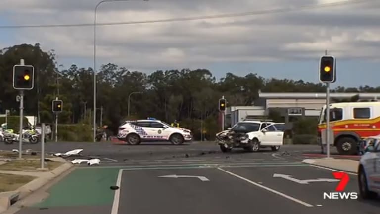 Motorcyclist dies after collision with car north of Brisbane