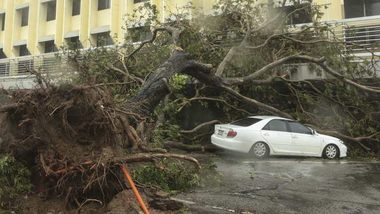 Tropical Cyclone Marcus: Darwin hit with "destructive" 130km/h gusts